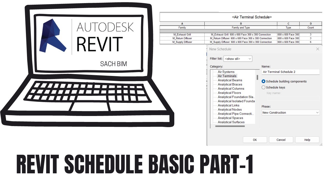 REVIT SCHEDULE BASIC PART-1 - YouTube