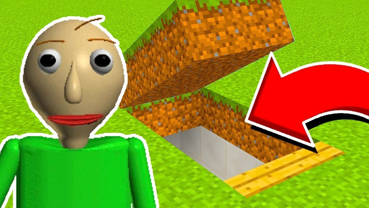 JE TROUVE BALDI DANS SA NOUVELLE BASE SECRETE SUR MINECRAFT ! - YouTube