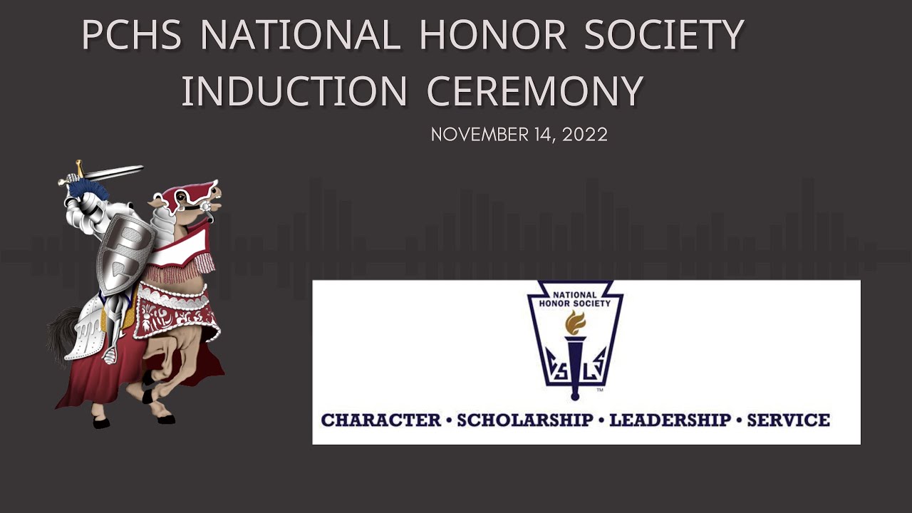 2022 National Honor Society Induction Ceremony - YouTube