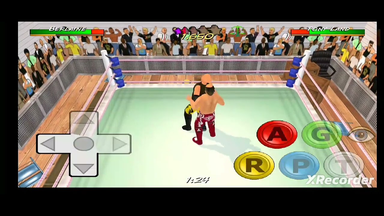Wrestling revolution 3d || BERLANE VS TONY LAND - YouTube
