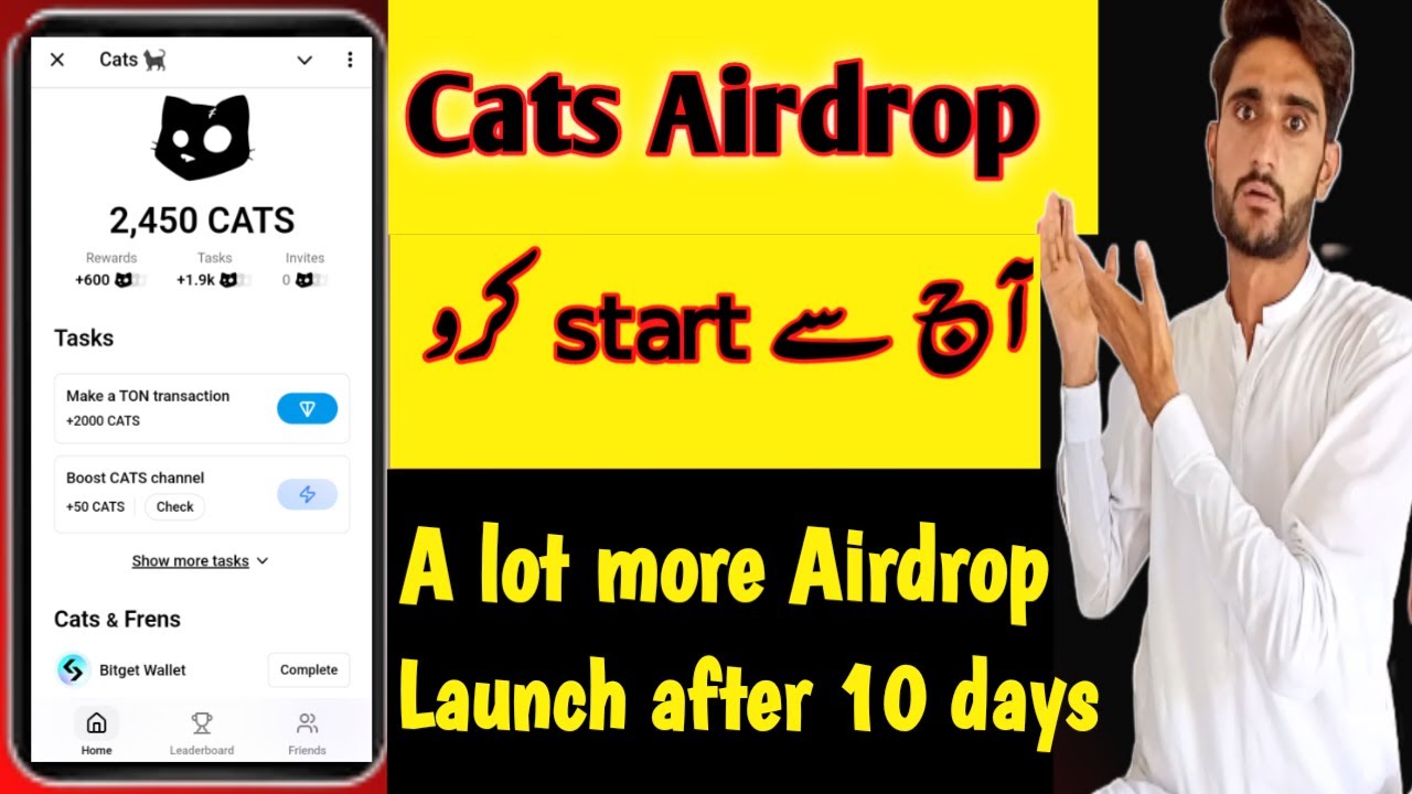 Cats Airdrop / how to start cats - YouTube
