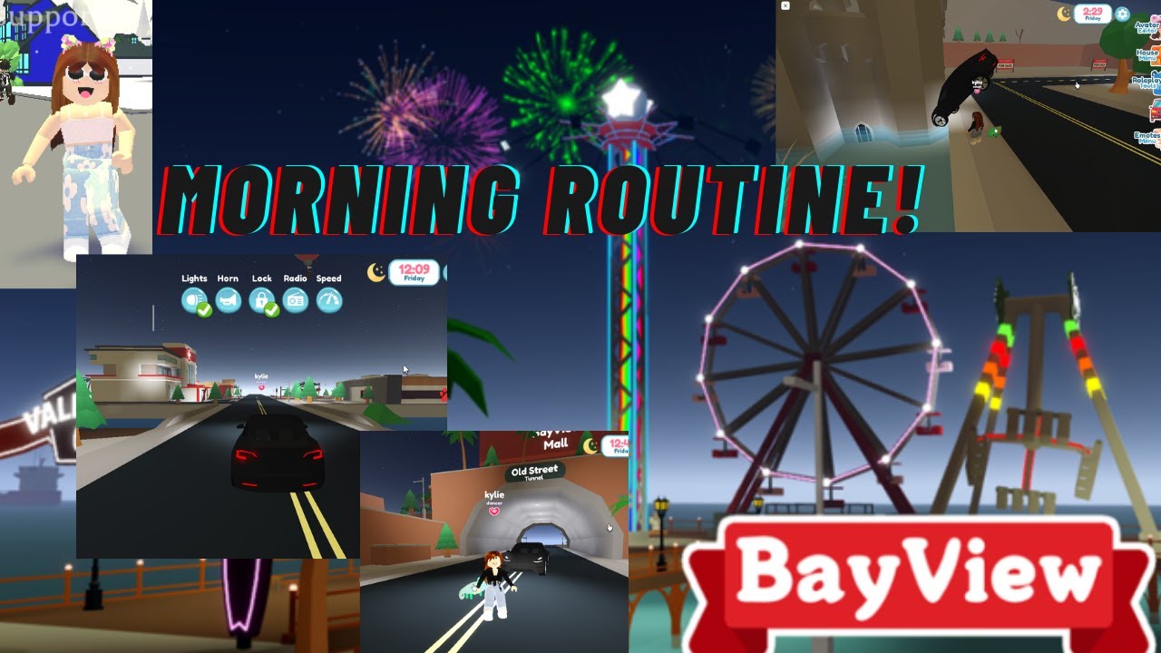 my morning routine in bayview (roblox) #roblox #bayview #morningroutine ...