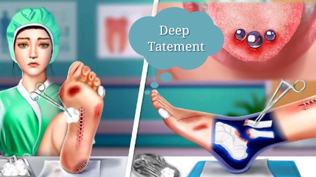 ASMR CARE Animation Collections | Deep Clean Foot Treatment ...