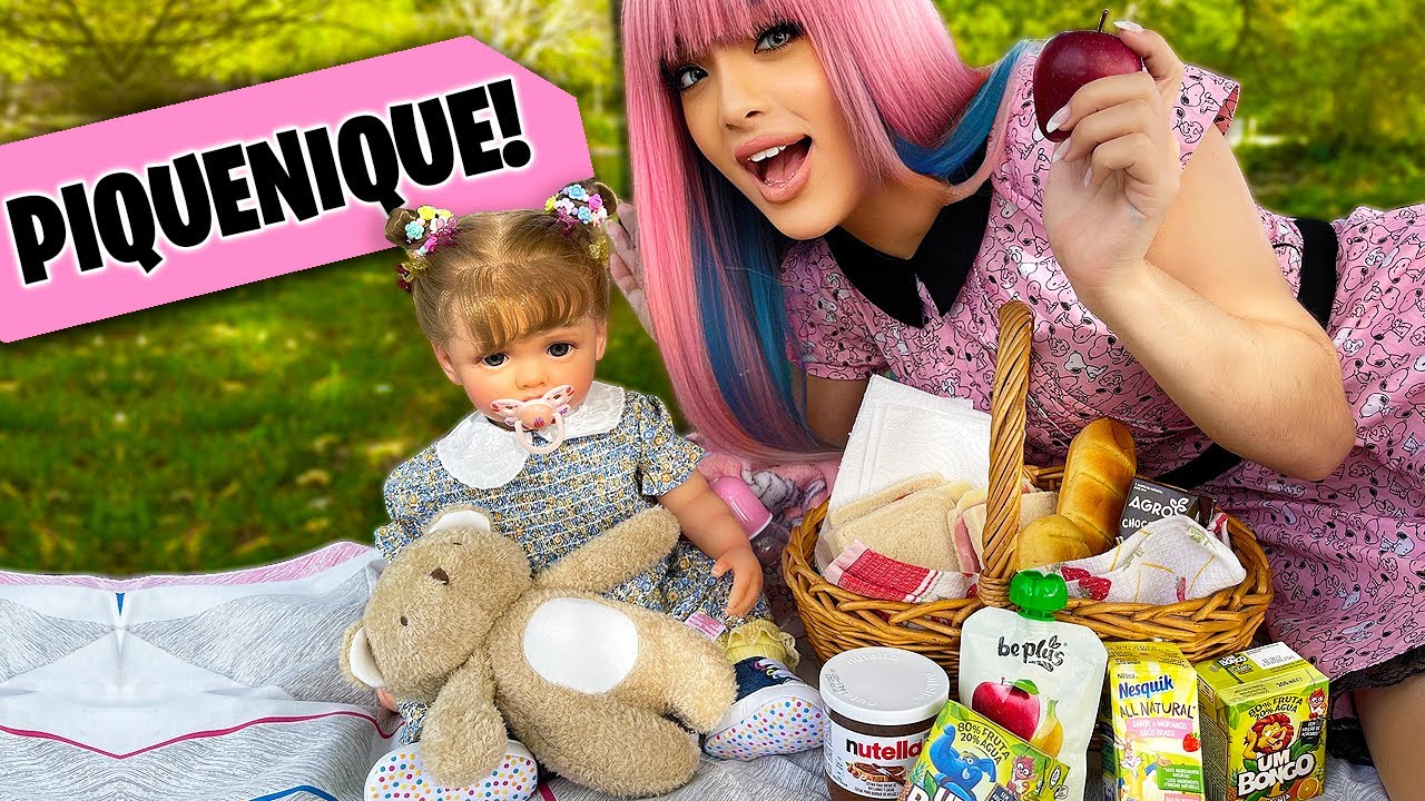 O Primeiro PIQUENIQUE da NOSSA BEBÊ Gigi - YouTube