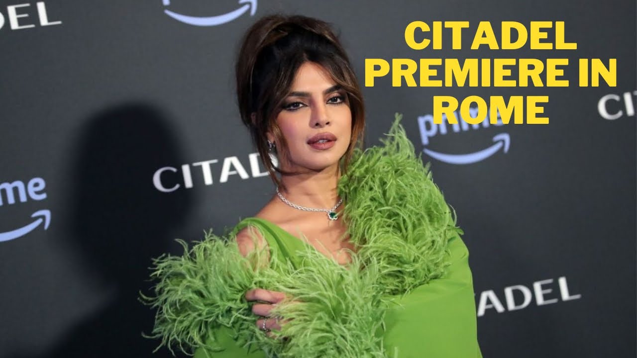 CITADEL premiere in Rome| Priyanka Chopra| Richard Madden | Stanley ...