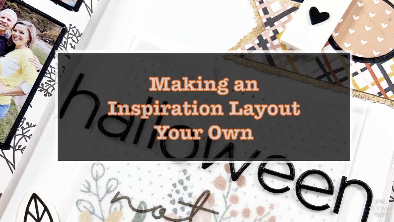 Making An Inspiration Layout Your Own - YouTube
