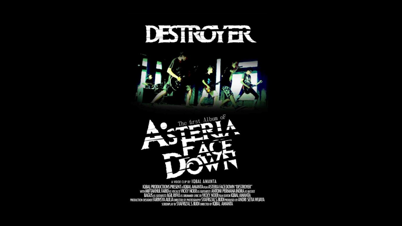 ASTERIA FACE DOWN - DESTROYER (OFFICIAL MUSIC VIDEO) - YouTube