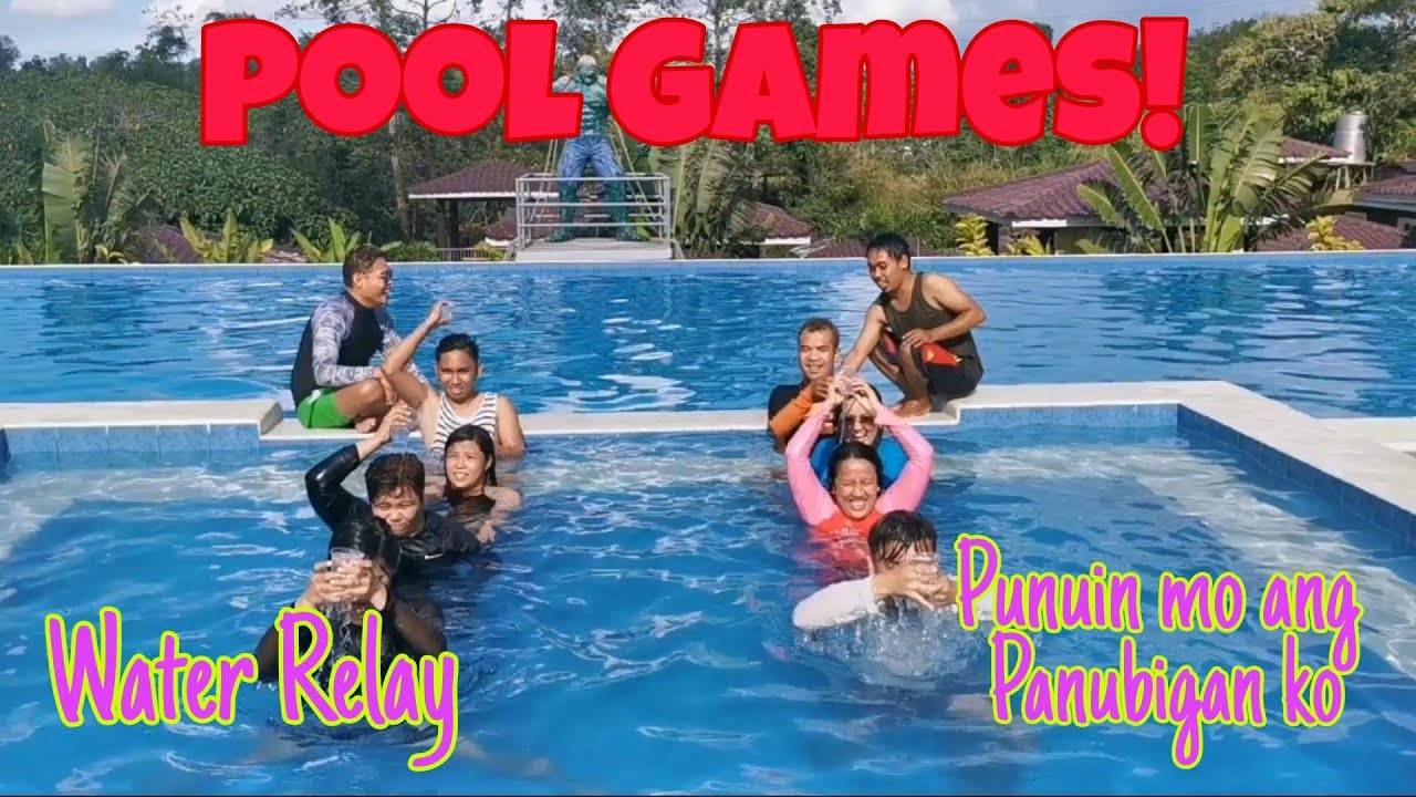 Masayang Palaro sa Pool! (Punuin Mo ang Panubigan Ko at Water Relay ...