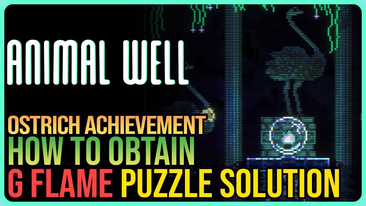 How to Get G Flame Solution – Animal Well - YouTube