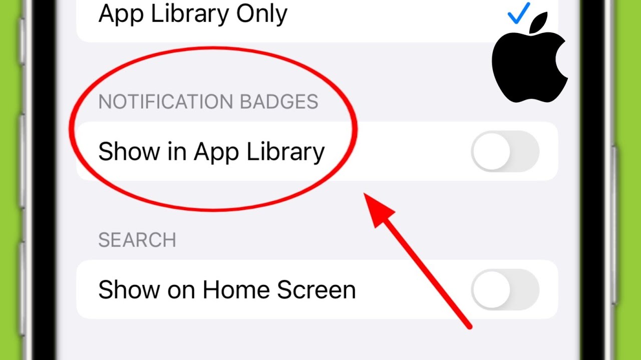 iPhone | Notification Badges | Show in App Library - YouTube