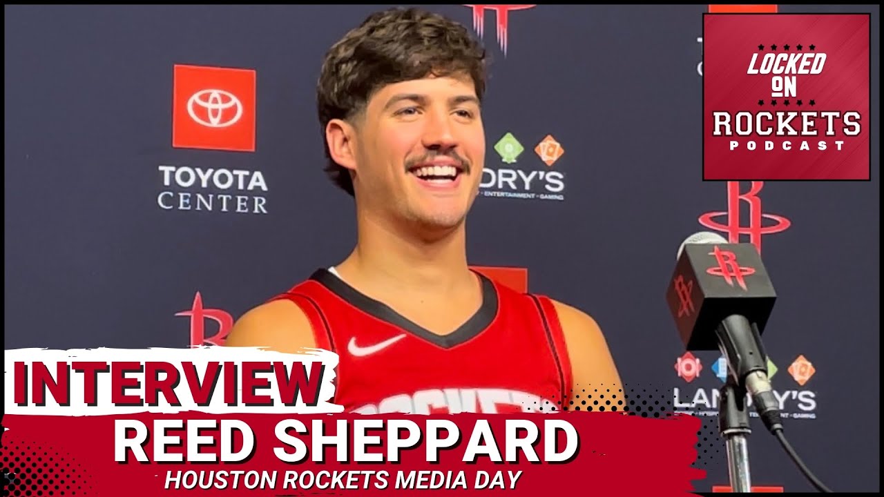Reed Sheppard | Houston Rockets Media Day | 2024-2025 NBA Season - YouTube