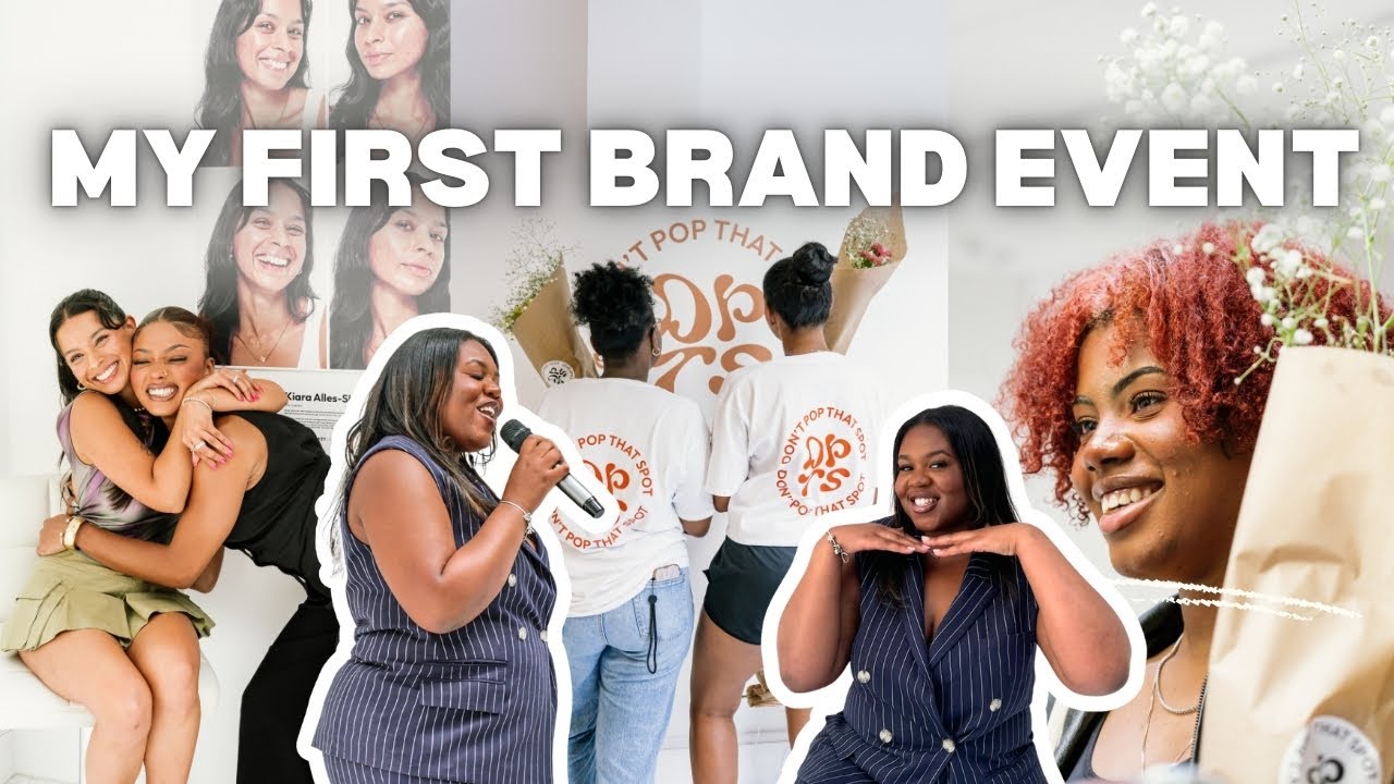 vlog: I held my first brand event celebrating acne!!! - YouTube