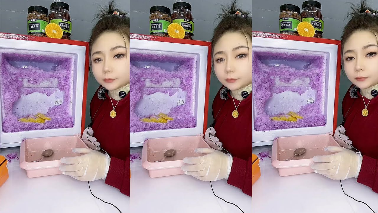 YA / ASMR ICE EATING / ASMR MUKBANG ICE EATING SOUNDS FROM THE FROZEN ...