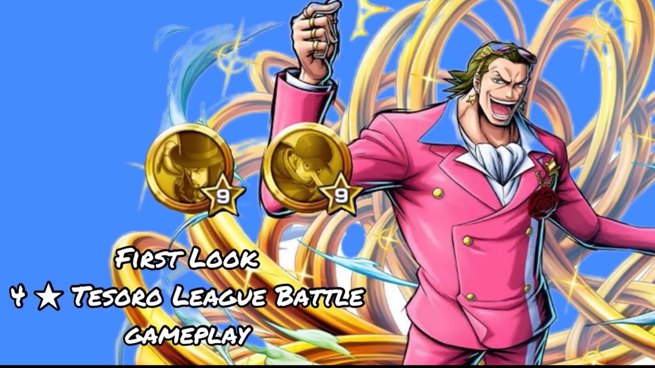 Gild Tesoro FIRST LOOK!! - League Battle Gameplay One Piece Bounty Rush ...