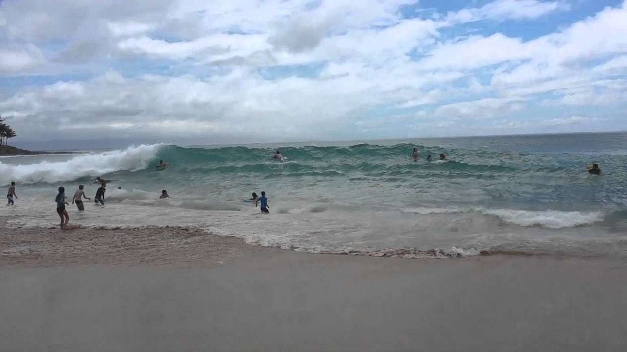 Kid wiped out by huge wave!!! FAIL - YouTube