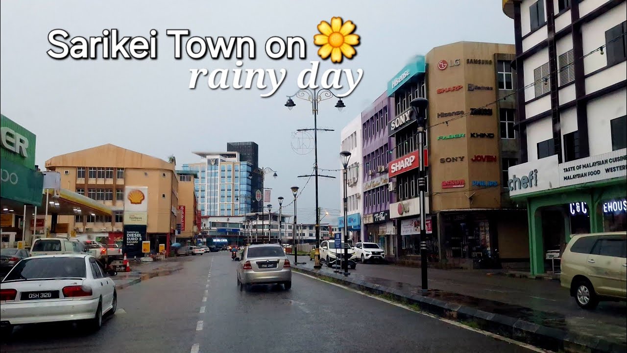 Sarawak Sarikei beautiful town in central region of Bumi Kenyalang🌼 ...