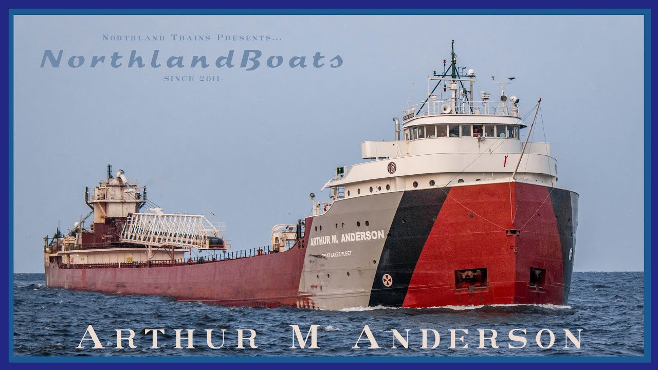 Arthur M Anderson Arriving Duluth (2023) - YouTube