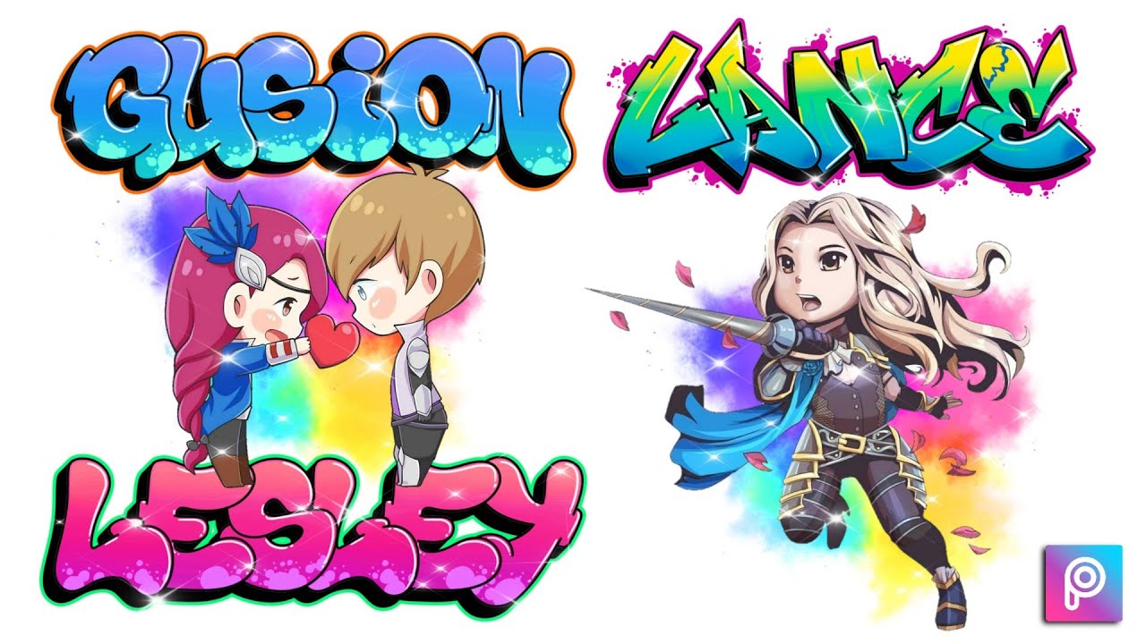 Mobile Legends Logo Design Tutorial / Picsart ML Chibi Hero Logo ...