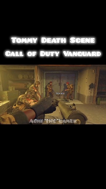 Call Of Duty Vanguard Tommy Death Scene 😞😞 ️‍🩹 #cod #codgameplay # ...