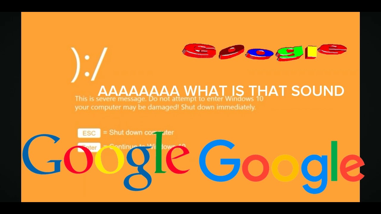 Windows 10 kill screen But Google family Want to see it - YouTube