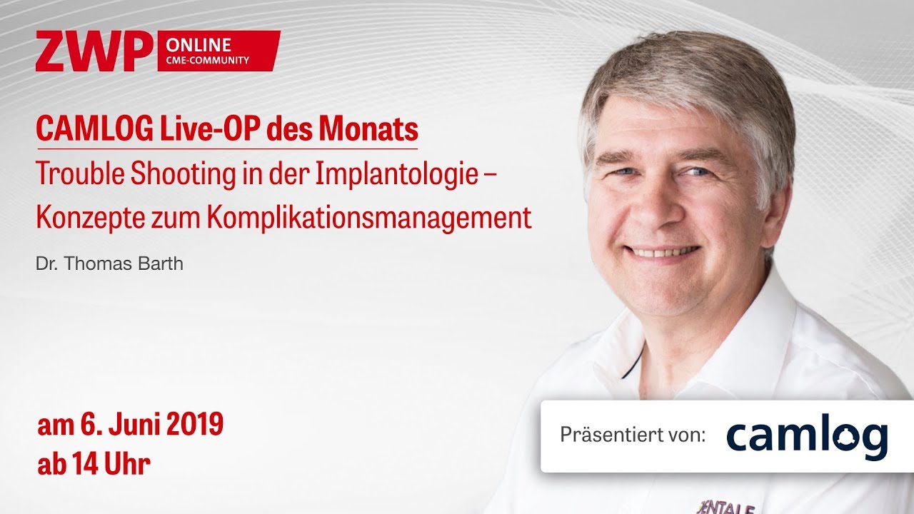 CAMLOG Live-OP des Monats mit Dr. Thomas Barth - YouTube