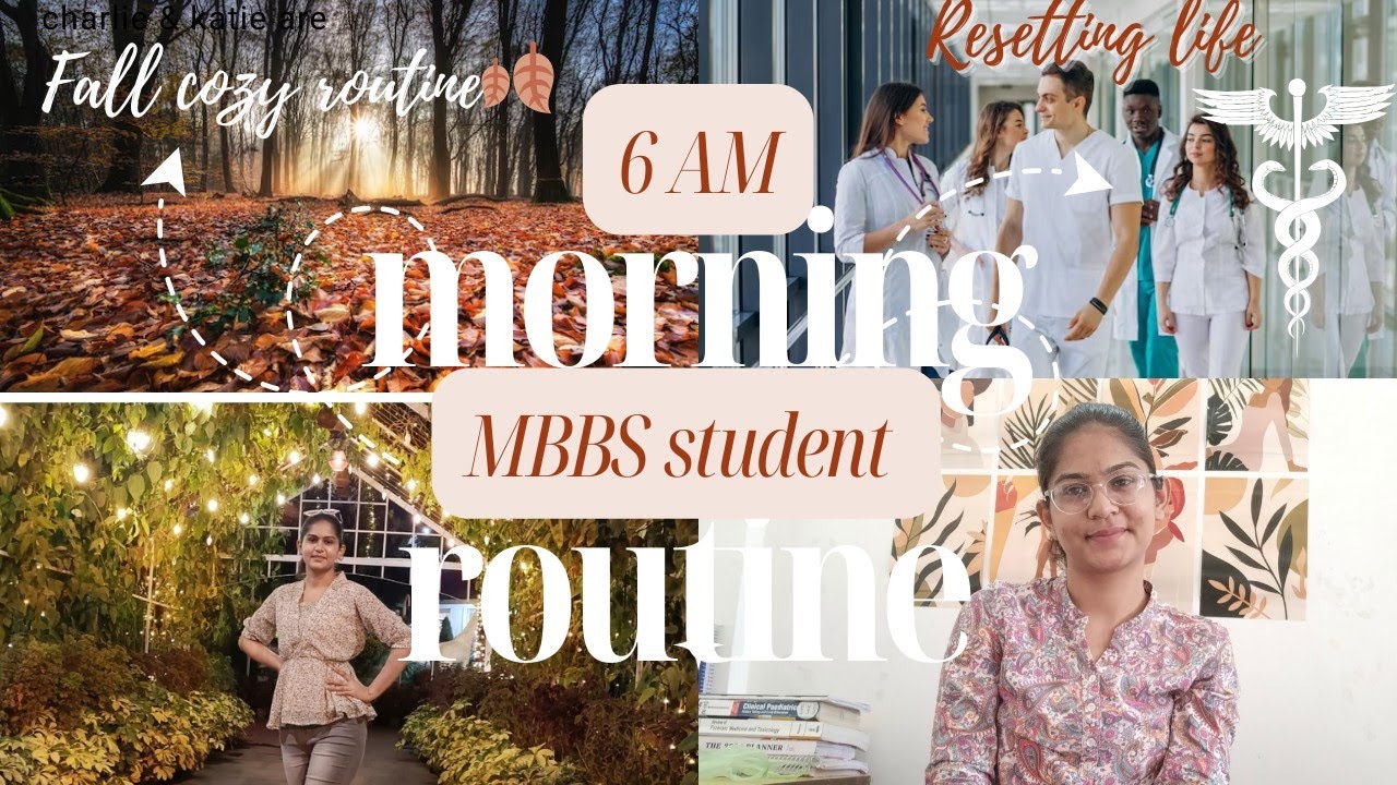 🍂Morning routine in medical college🩺👩‍⚕️ Muzaffarnagar |Productive day ...