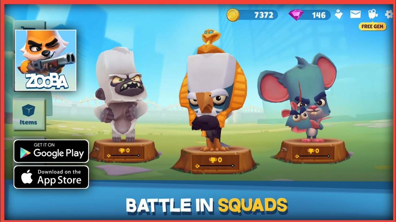 Zooba : Zoo Battle Royale Game Gameplay (Android, iOS) | Toxic Noob ...