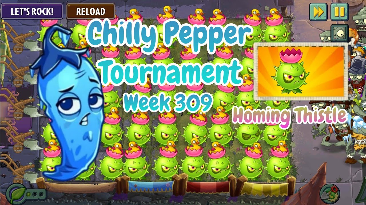 Plants Vs Zombies 2 Arena Week 309 - Chilly Pepper Tournament - 7 ...