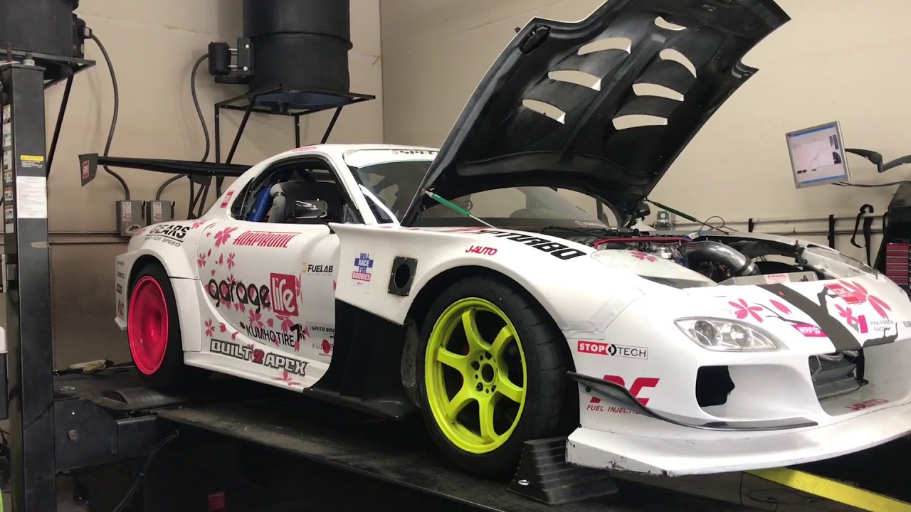 Tuning the Garage Life Rx7 fd3s Time attack Drift car - YouTube