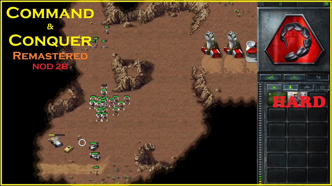 Command&Conquer Remastered | NOD 2B - Liberation Of Egypt South (HARD ...