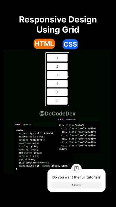 Responsive Design With Css Grid The Ultimate Guide Cssgrid Responsivedesign Css Youtube