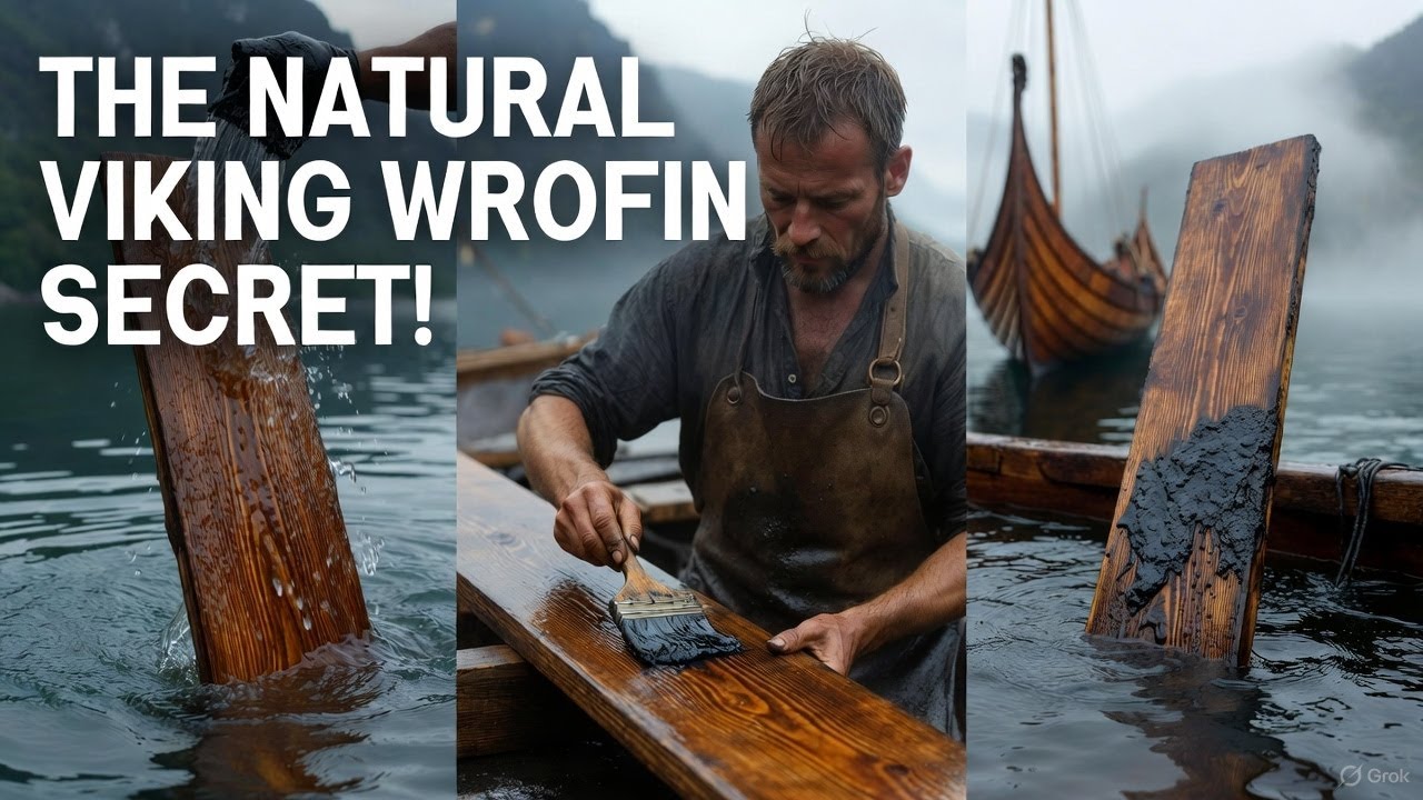 The Lost Viking Method to Waterproof Wood Naturally - YouTube