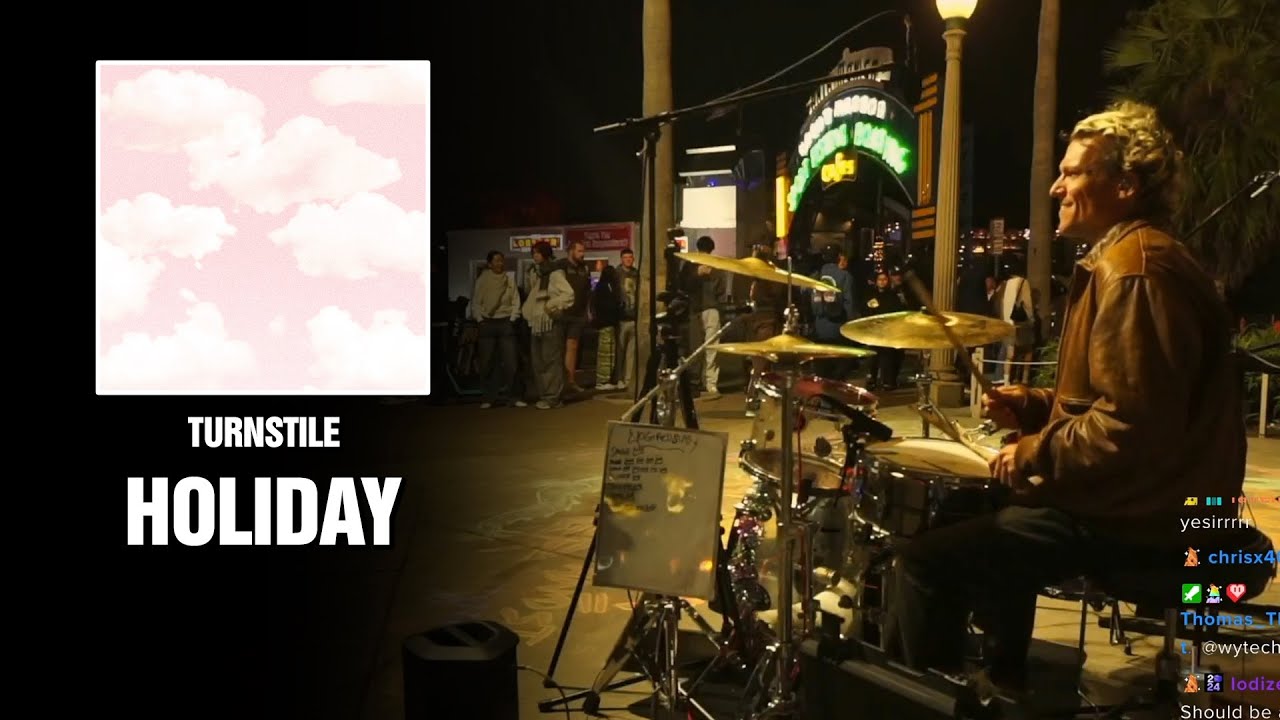 Turnstile - HOLIDAY | Drum Cover in Santa Monica - YouTube