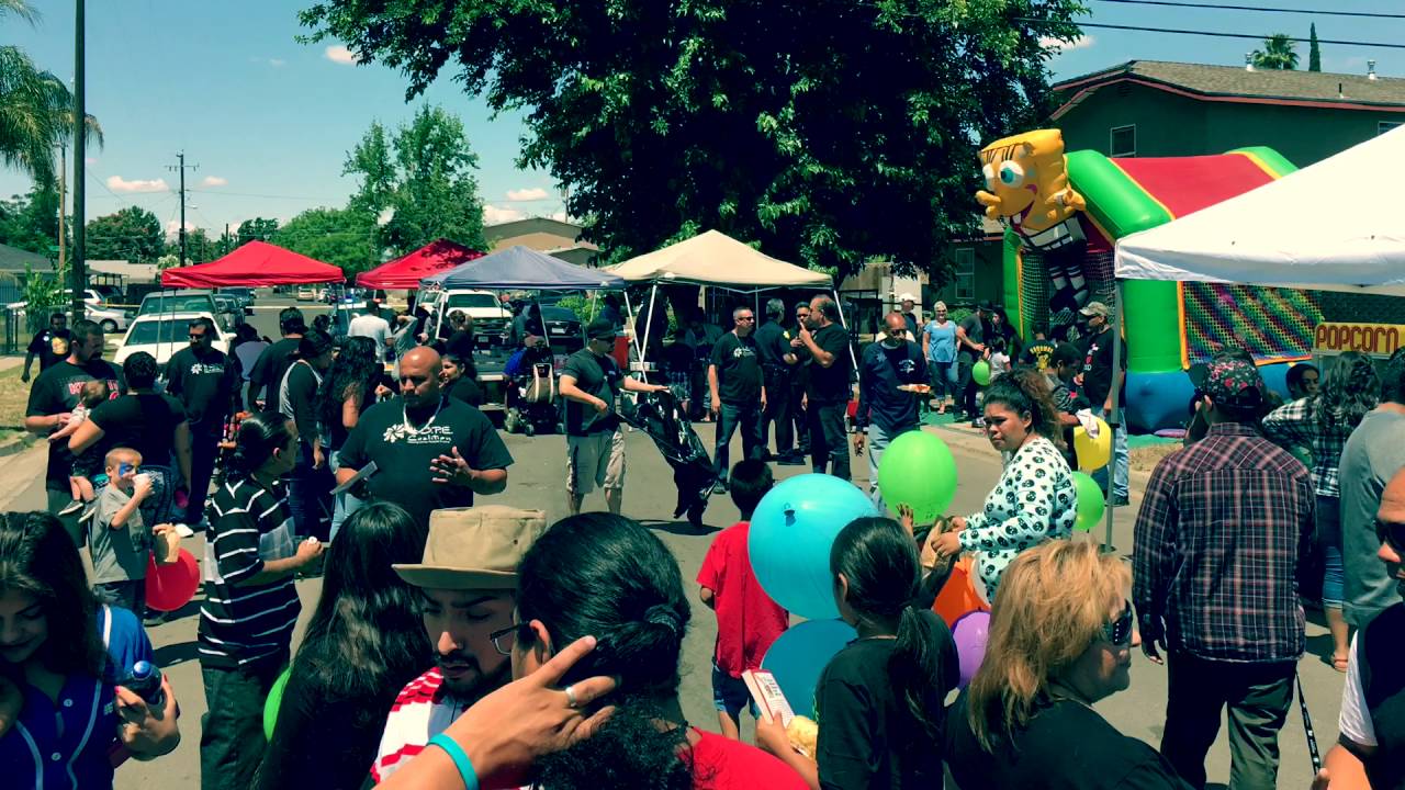Fresno Neighborhood Block Party - YouTube