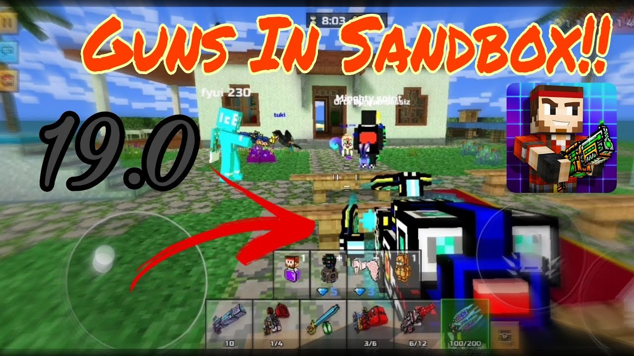 Guns In Sandbox Glitch + Tutorial (working 2023) Pixel Gun 3d - YouTube