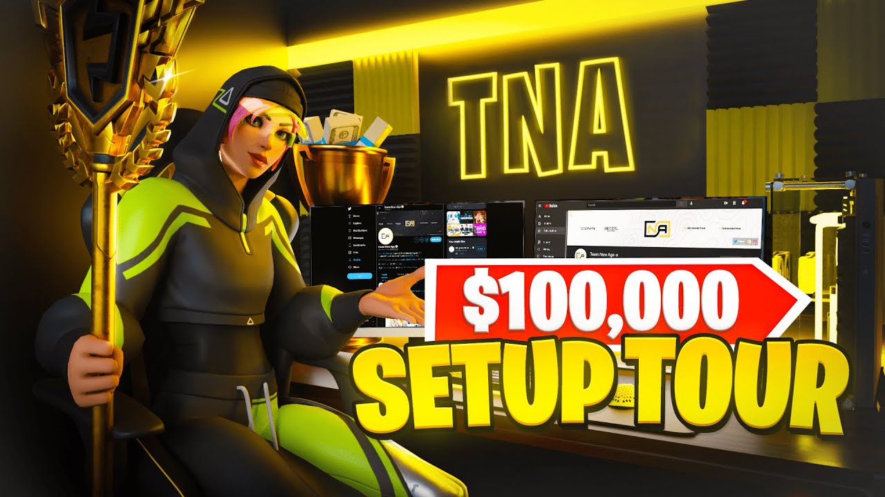 Team New Age MANSION $100,000 Gaming Setup Tours! (Season 7 Edition ...