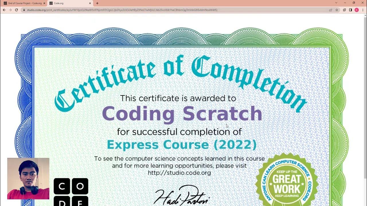 Code.org Lesson 29 End of Course Project - Create an Art Project | Express Course 2023 Update ...