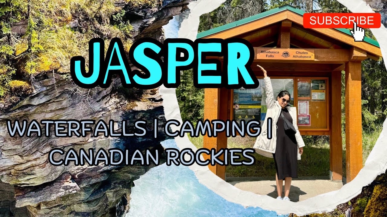Jasper Wilderness in June🏕️ | Athabasca Falls, Sunwapta & Camping! 🇨🇦 ...