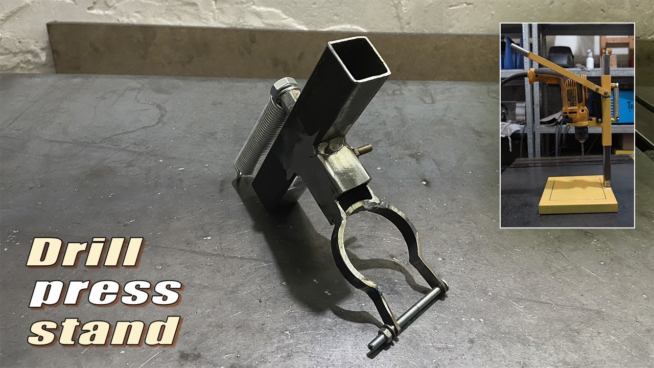 How to make and use a simple drilling machine for home use - YouTube