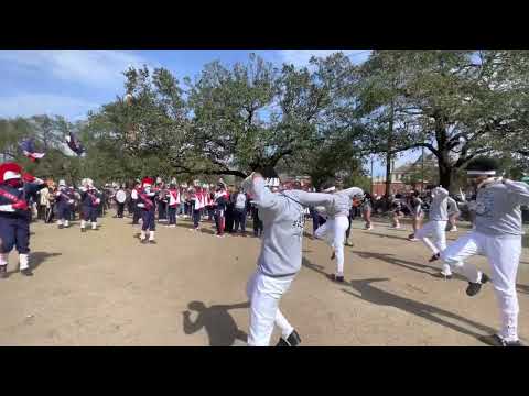 FDHS Drill Team vs Abe Drill Team - Krewe of King Arthur 2022