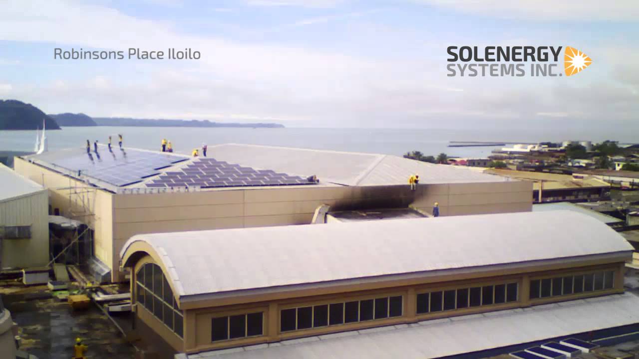 Solenergy - Robinsons Solar Rooftop Time Lapse - YouTube