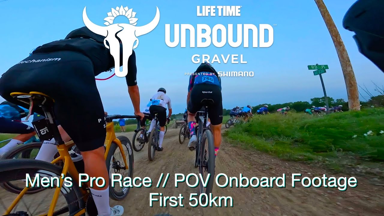 Unbound 200 // Pro Men // POV Onboard Footage, First 50km - YouTube