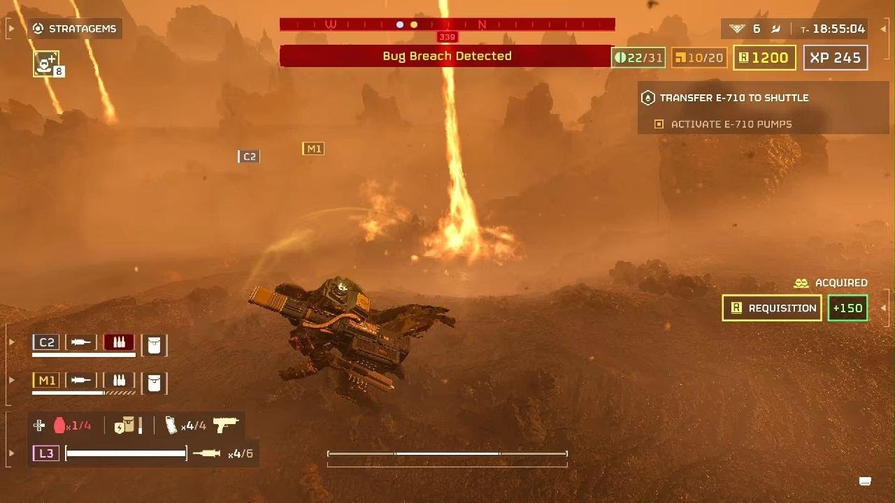 HELLDIVERS 2 Comedic timing - YouTube
