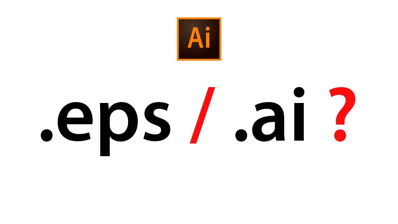 ¿Cuál es la diferencia entre guardar un vector como .AI y guardarlo como .EPS? - YouTube