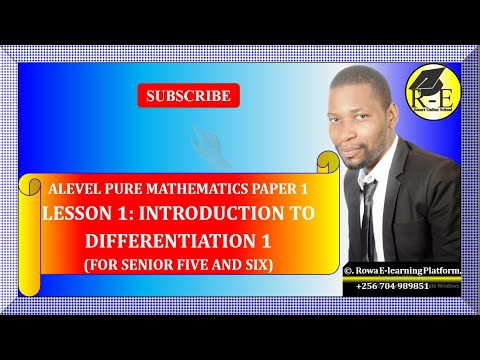 1-Introduction To Differentiation (A-level Math)