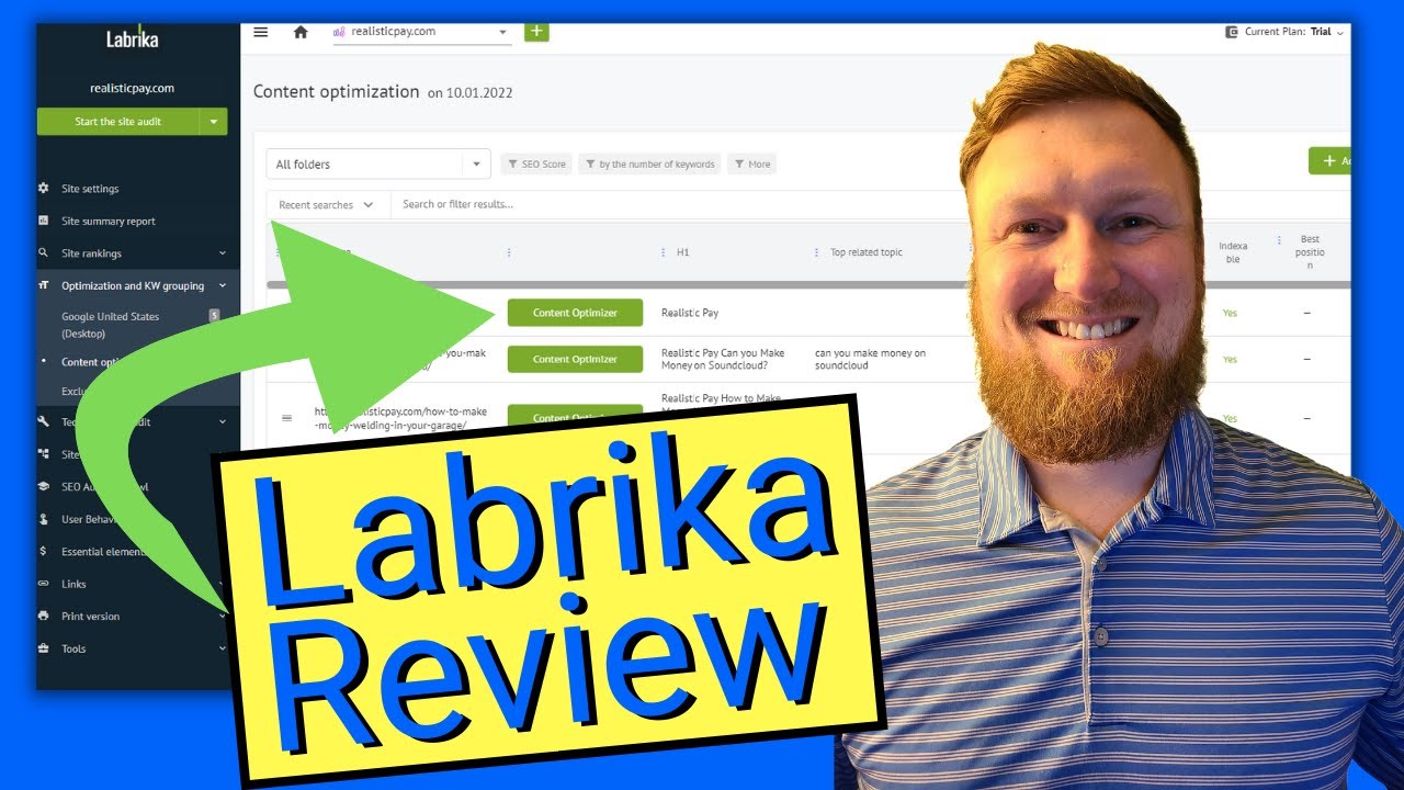 Labrika Review - Full SEO Optimization Tool - Rankings Tracker - SEO Fixer - YouTube