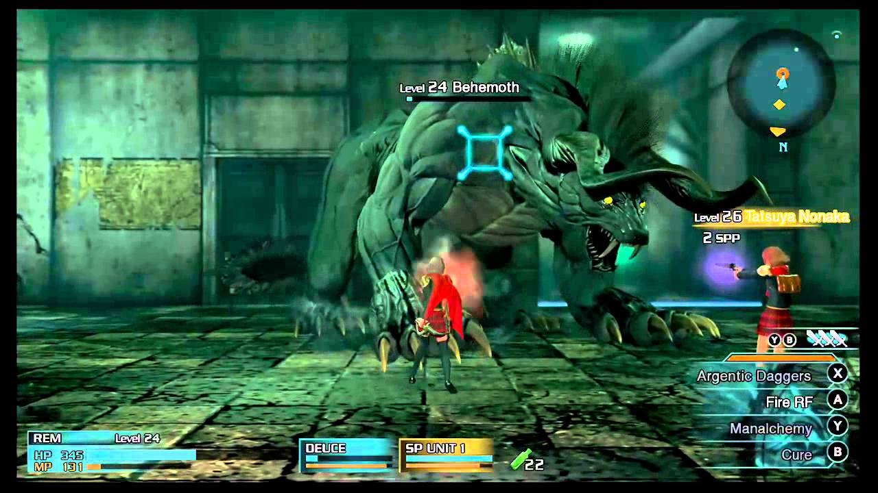Rem on mission versus Behemoth - Game Clip FINAL FANTASY TYPE 0 HD ...