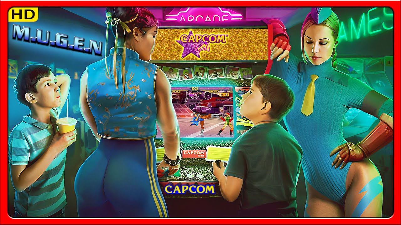 Capcom Girls - Gameplay with Chun-Li (M.U.G.E.N) - YouTube