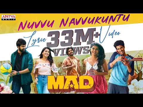 Nuvvu Navvukuntu Lyric Video | MAD | Kalyan Shankar | S. Naga Vamsi | Bheems Ceciroleo