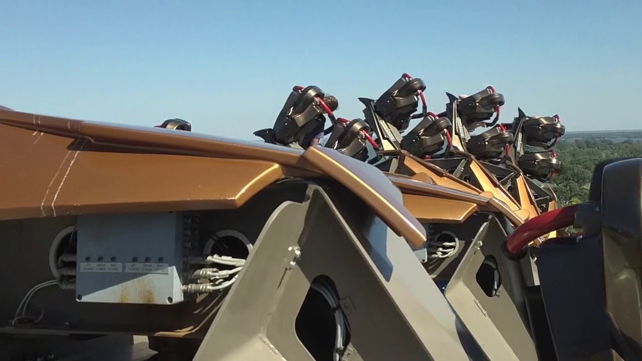 Gatekeeper Back Row POV 2018 Right Side Cedar Point Wing Coaster - YouTube